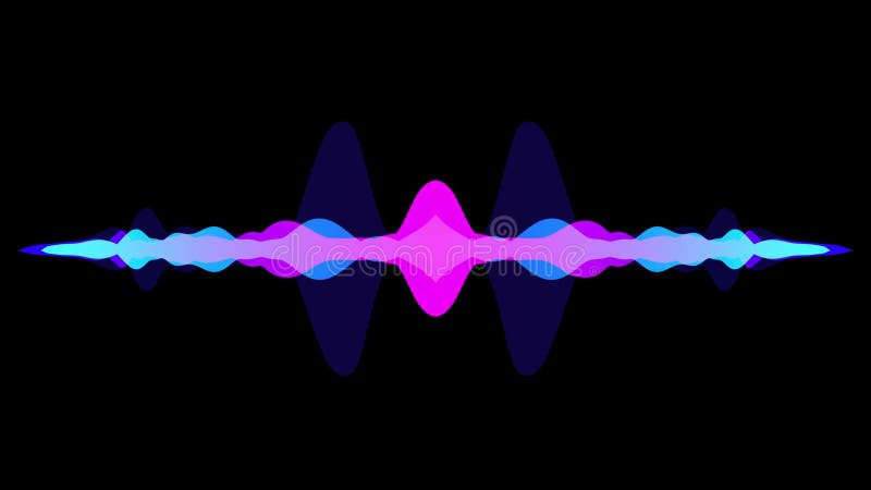 Audio Recording Colorful Waveform Animation Stock Footage Video Of Pulse Voice 112755812