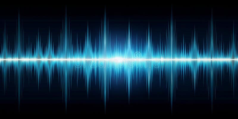 Waveform Audio Visualization for Podcast and Radio Generative AI Stock ...