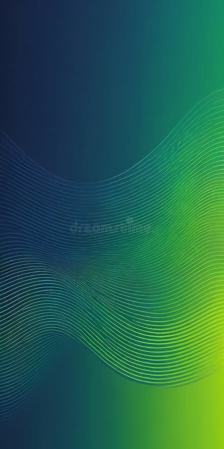 Waveform Shapes in Navy and Green Stock Image - Image of abstract ...