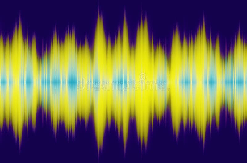 Waveform spectrum pattern stock illustration. Illustration of blaze ...