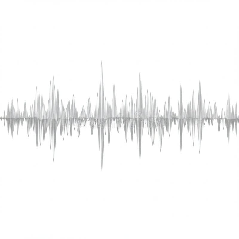 A Waveform Visualization with Symmetrical, Jagged Peaks and Valleys on ...