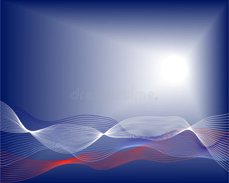 Waves stock vector. Illustration of waveform, wave, blue - 1809963