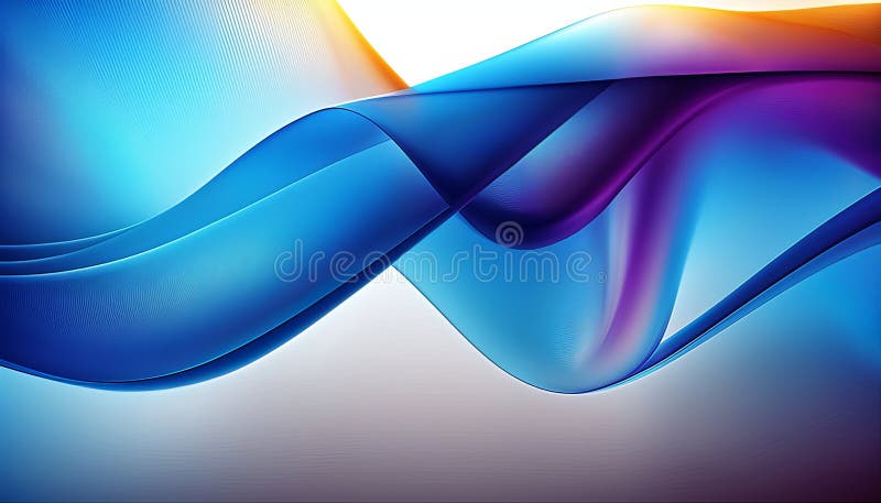 Waves Abstract Background Gradient Color. UI UX Design. Stock ...