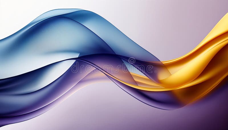 Waves Abstract Background Gradient Color. UI UX Design. Stock ...