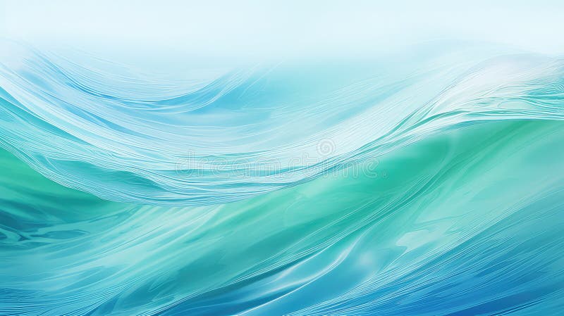 Waves Abstract Ocean Background Stock Illustration - Illustration of ...