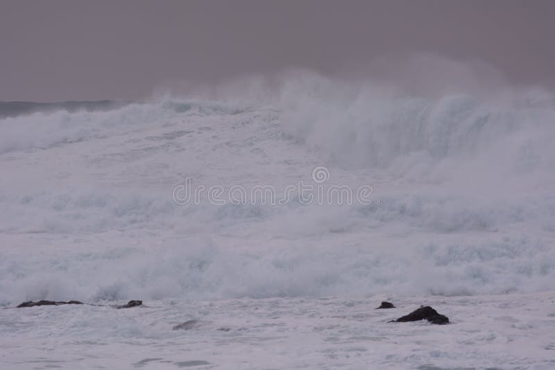 Waves of the Atlantic Ocean Stock Photo - Image of natural, stone: 63891104