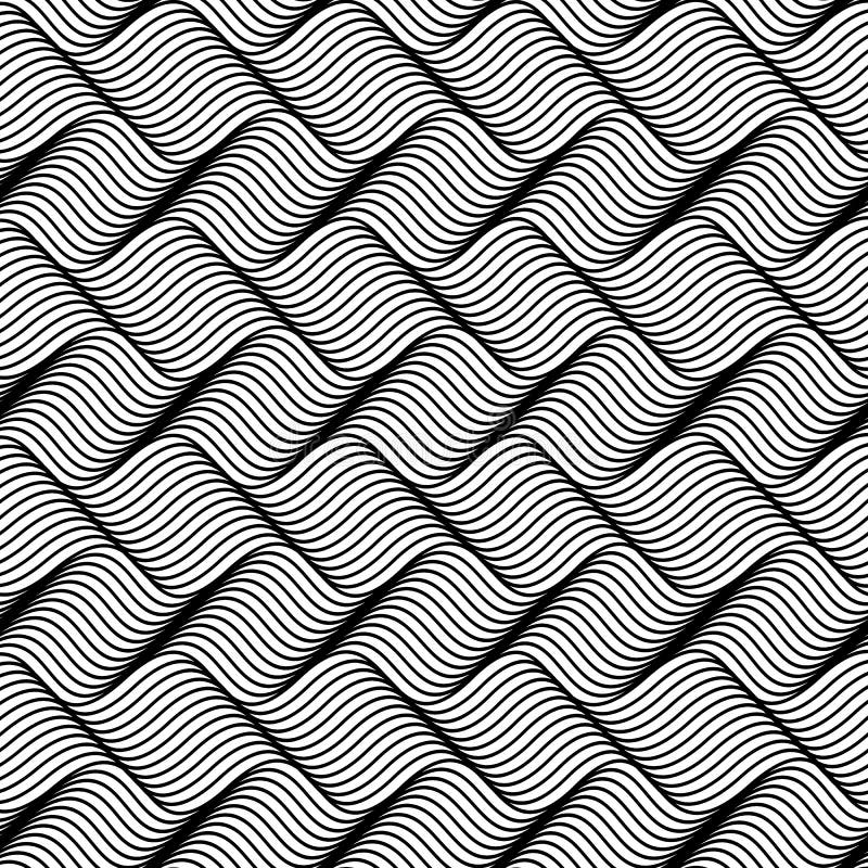 Waves Background with Distortion Effect Stock Vector - Illustration of ...