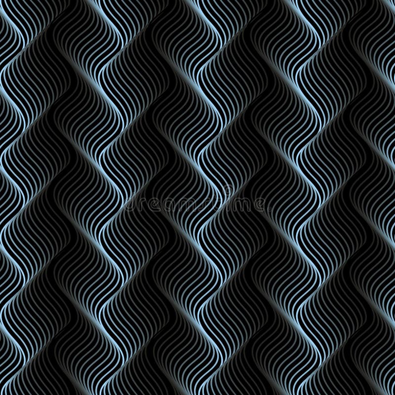 Waves Background with Distortion Effect Stock Vector - Illustration of ...