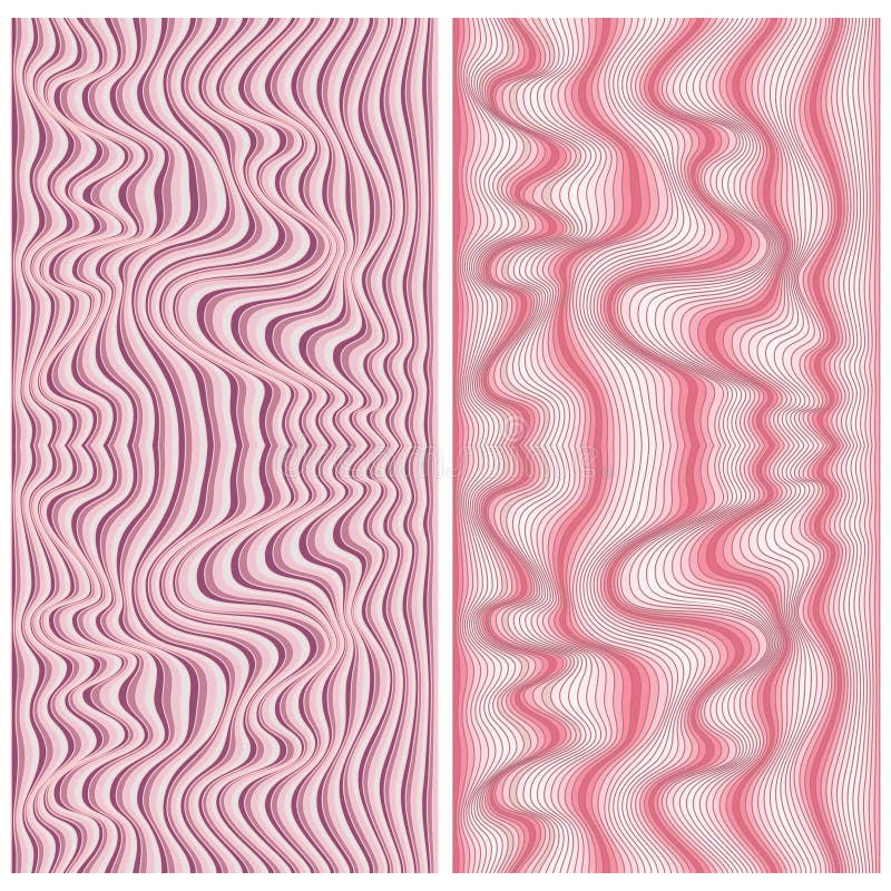 Waves Background with Distortion Effect Stock Vector - Illustration of ...