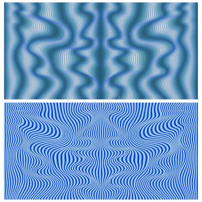 Waves Background with Distortion Effect Stock Vector - Illustration of ...