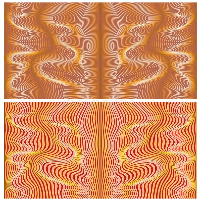 Waves Background with Distortion Effect Stock Vector - Illustration of ...