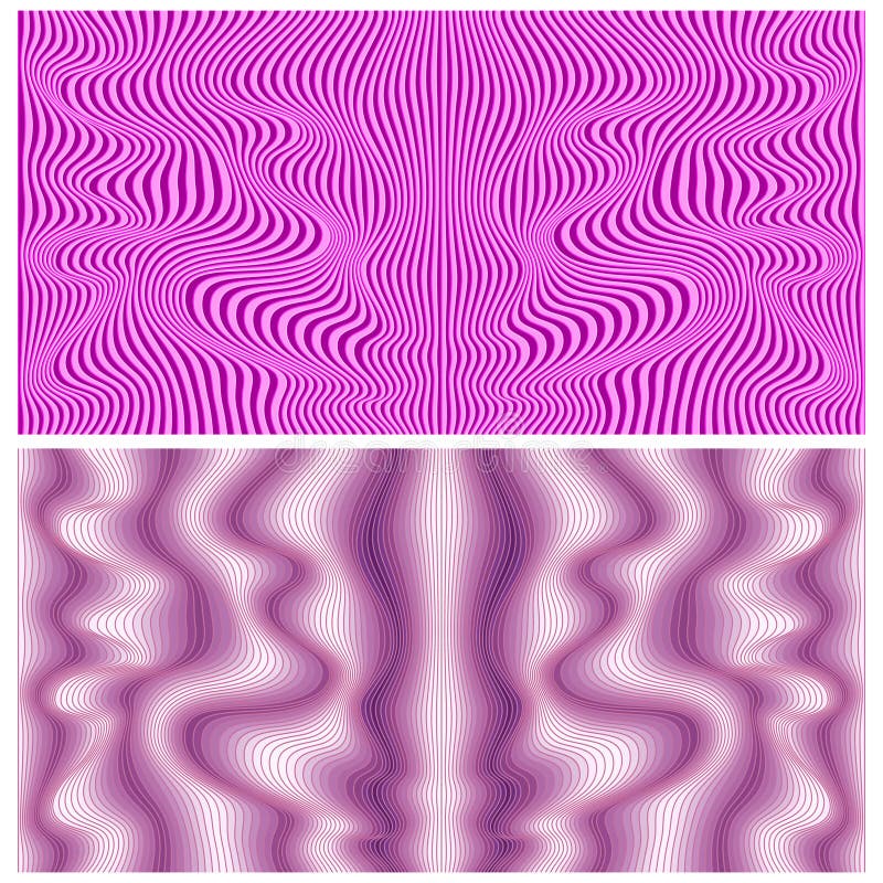 Waves Background with Distortion Effect Stock Vector - Illustration of ...