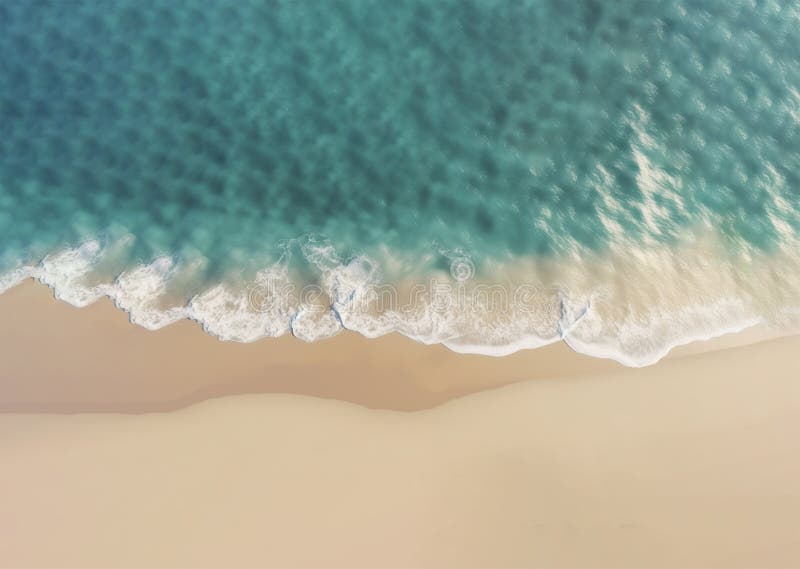 Waves on the Beach, Landscape of Beach, Overview. Created with ...