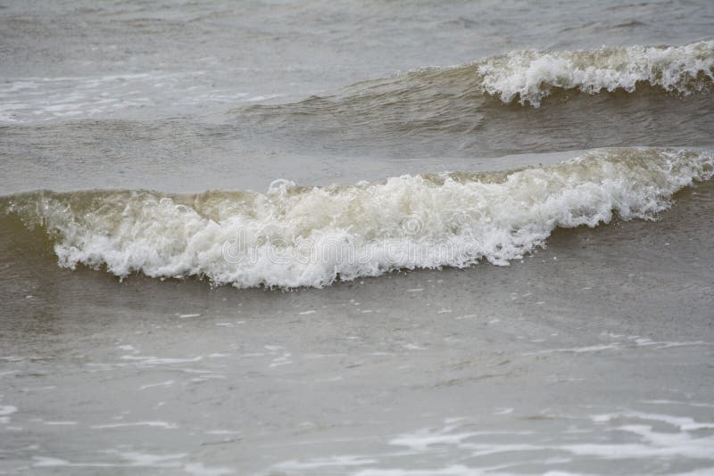 Waves at the Beach in Spring Stock Photo - Image of nothsea, beaches ...