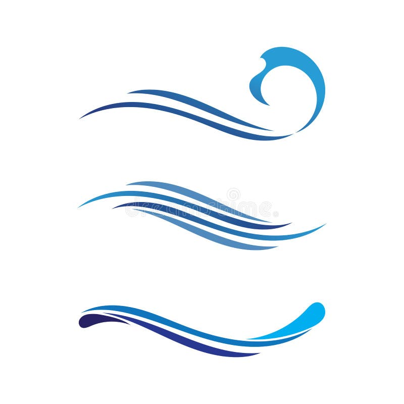 Waves Beach Vector Logo and Symbols Template Icons App Stock ...