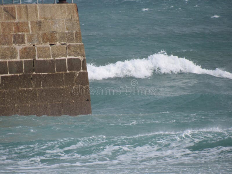 Waves stock photo. Image of waves, relaxing, harbour - 87379660