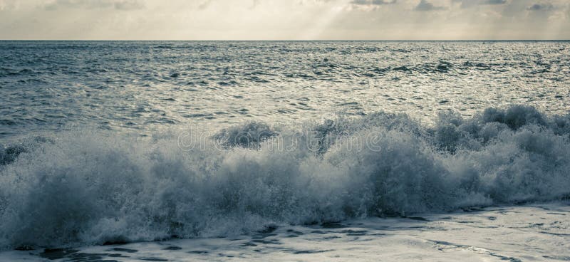 Waves on the Black Sea stock image. Image of tourism - 70959977