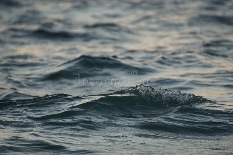 Waves of a blue sea stock image. Image of beach, coast - 372094195