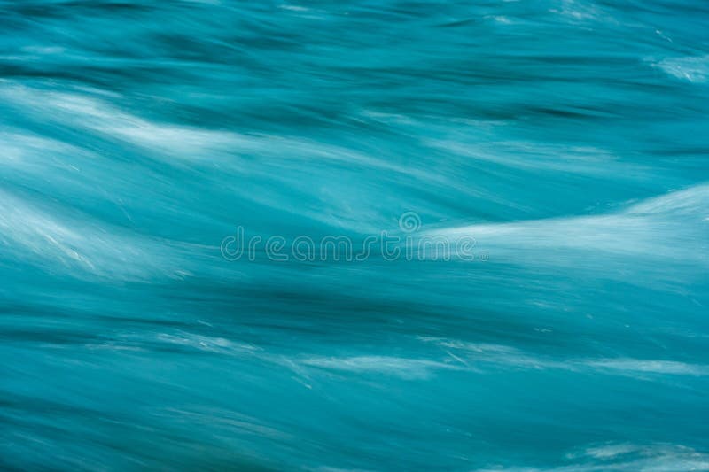 Waves of Blue Water Rush Across Image Stock Image - Image of view ...