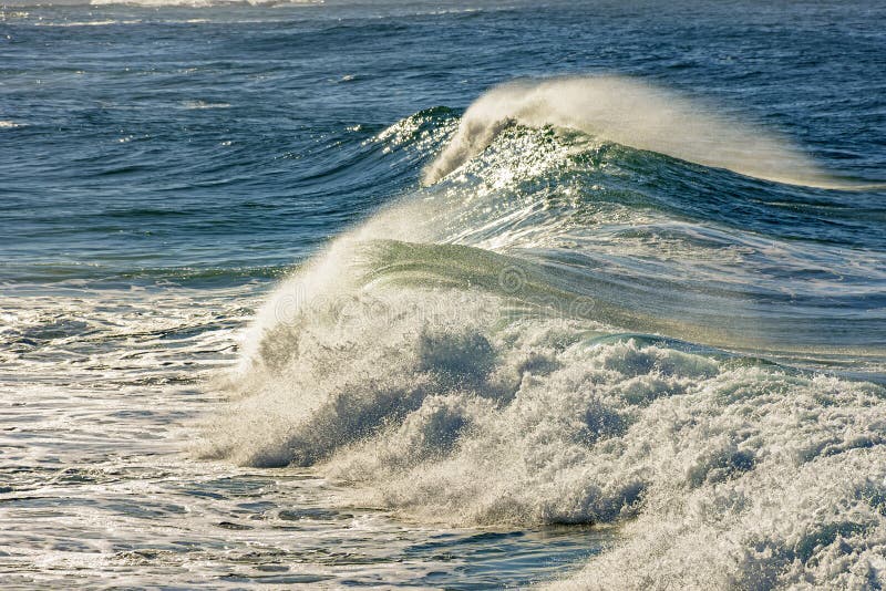 Waves Breaking on the Beach Stock Image - Image of brazil, drops: 221400205