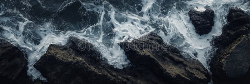 Waves Colliding Jagged Coastal Rocks Stock Photos - Free & Royalty-Free ...