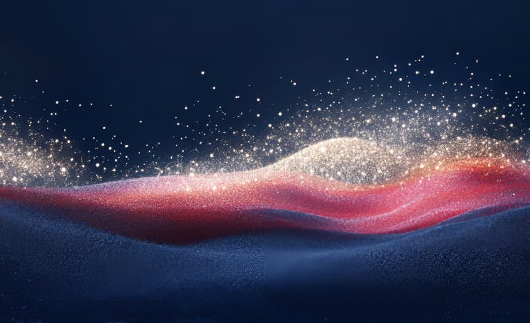 Waves of Computer Code. Binary Code and Big Data Stock Illustration - Illustration of connection ...