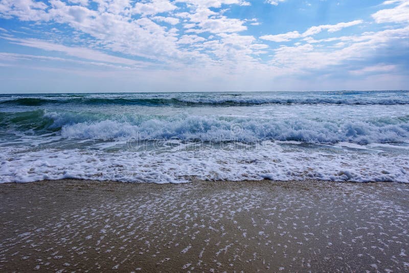 Irakli Beach on the Bulgarian Black Sea Coast Stock Photo - Image of ...