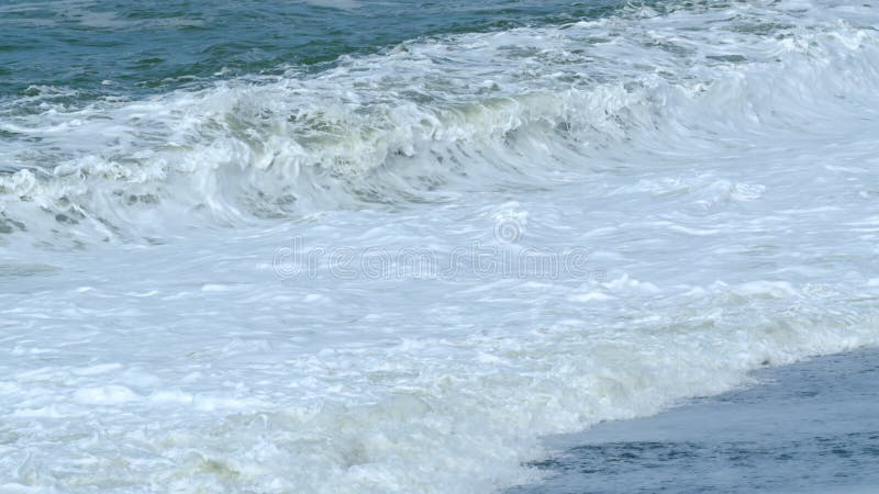 Waves Crashing. Dark Ocean Waves with White Wash. Wave with Texture and ...