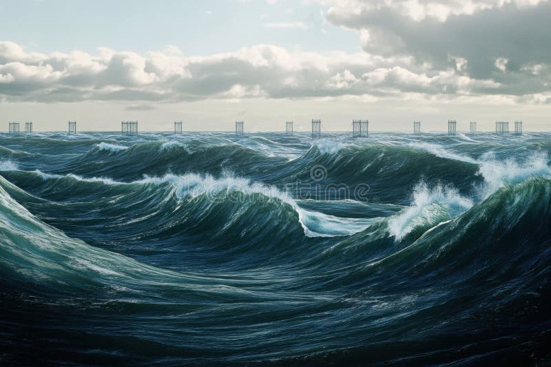 Waves Crashing in an Expansive Ocean with Distant Structures on the ...