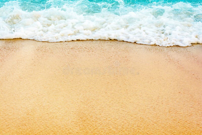 Waves Crashing into the Sand Stock Image - Image of clear, cold: 84538477