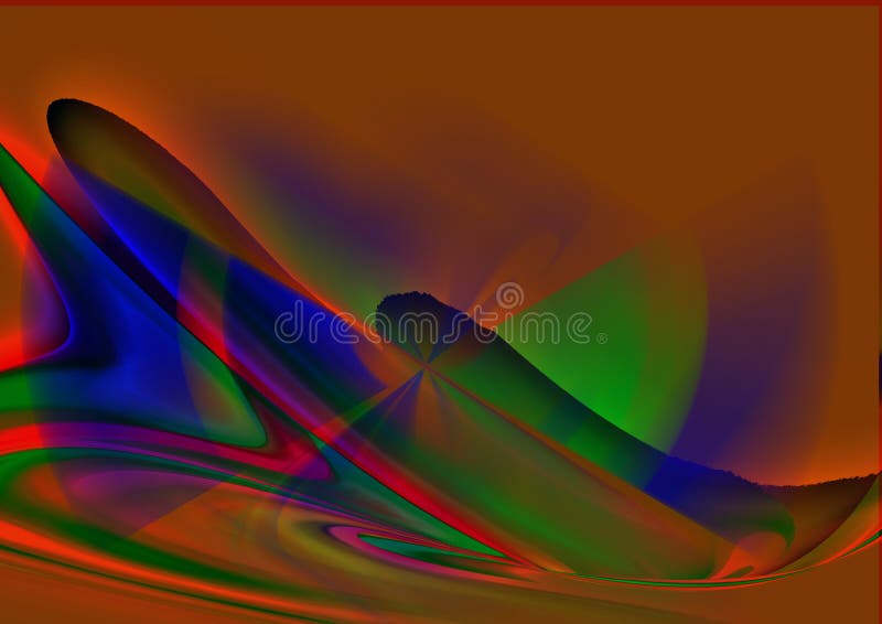 Waves dancing wild stock illustration. Illustration of serpentine ...