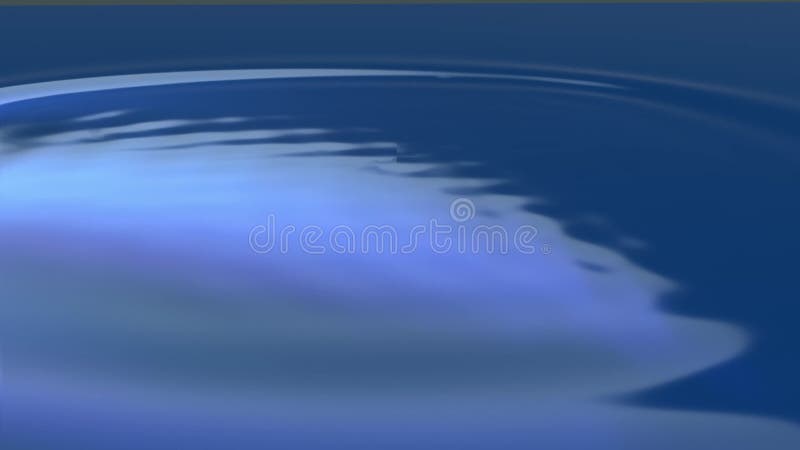 Waves from a Falling Large Drop Spread in a Circle. Concept of the ...