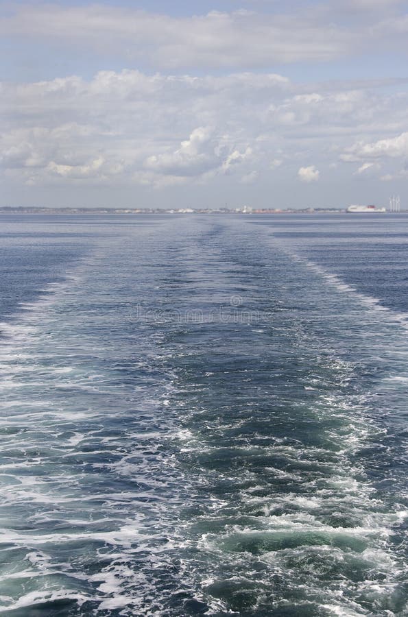 Boat Wake stock photo. Image of boat, water, foam, ocean - 7650262