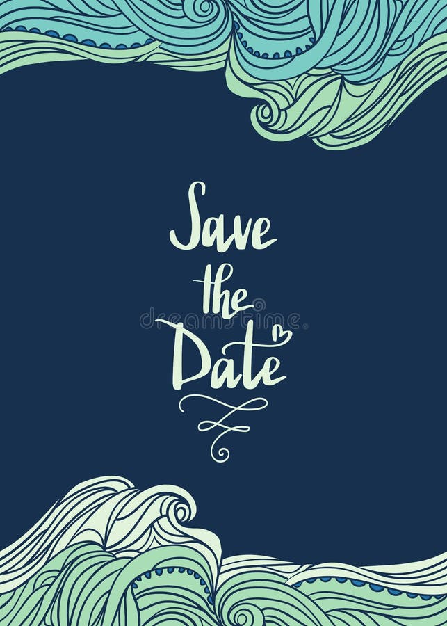 Waves Flyer Templates White Back-01 Stock Vector - Illustration of ...