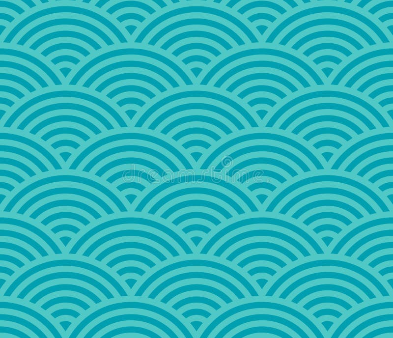 Waves. Geometric Pattern. Seamless Background. Stock Vector ...