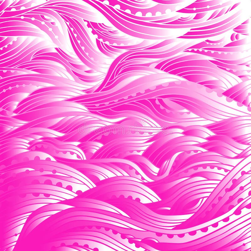 Waves Gradient Pink Light stock vector. Illustration of decoration ...