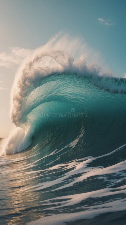Waves High Wave Turquoise for Your Desktop and Wallpaper Drawn within a ...