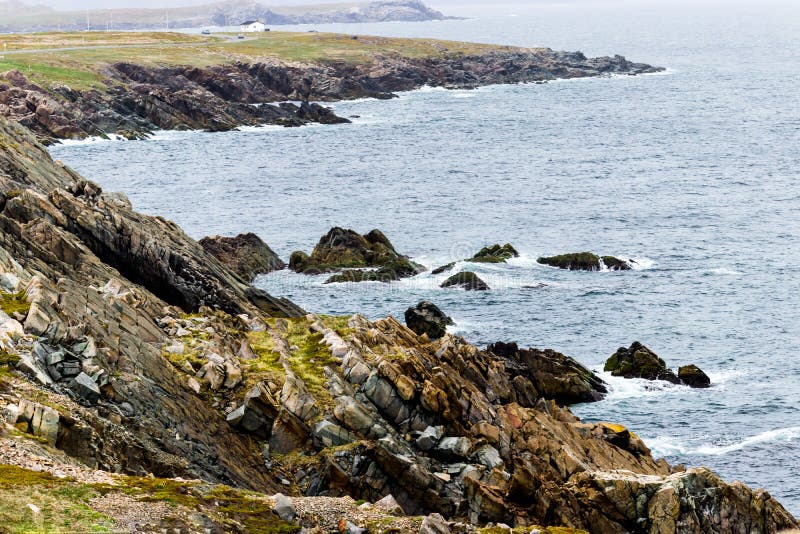 Waves Hitting the Rugged Coast - Avalon Peninsula, Newfoundland, Canada ...