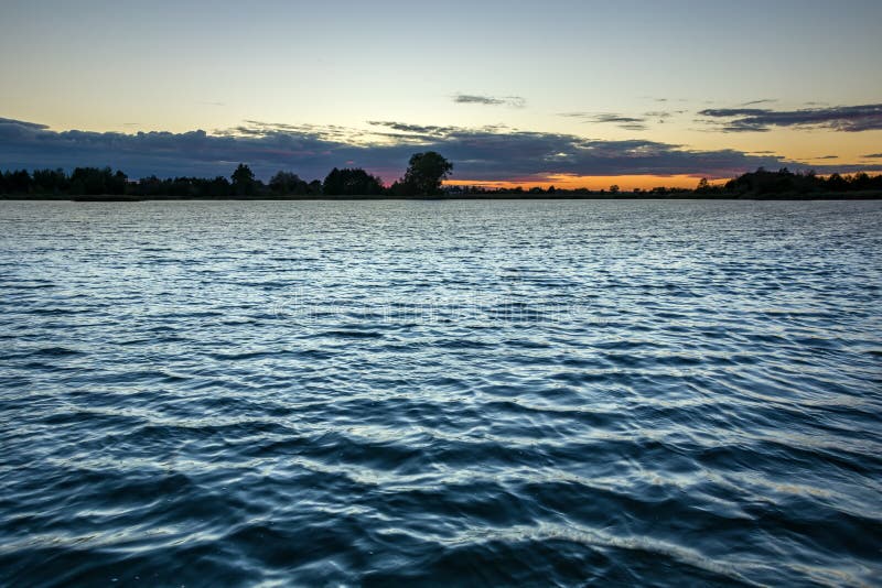 The Lake and the Horizon - Lake Skadar Stock Image - Image of horizon ...