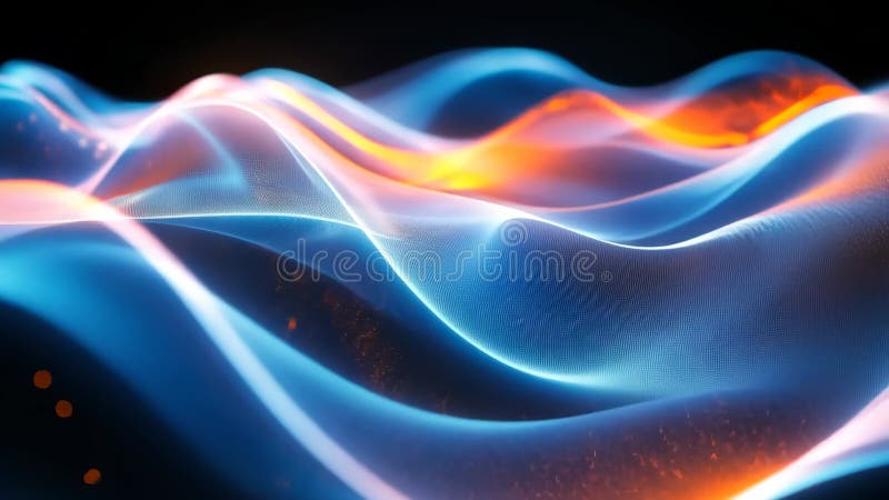 Waves of Light and Energy Create a Dynamic Visual Display in Dark ...