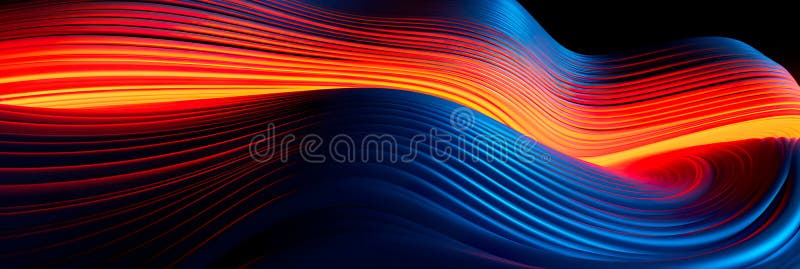 Waves of Lines Intersecting with Circles, Creating a Rhythmic and Visually Engaging Abstract ...