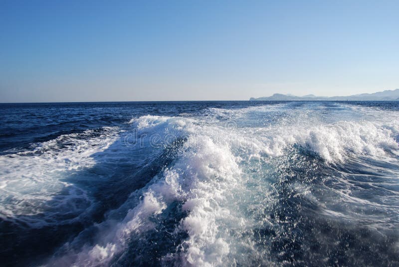 Waves of Mediterranean Sea on the Beach Stock Image - Image of pattern ...
