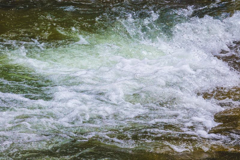 Waves in the Mountain River. Fast Flow of Water_ Stock Photo - Image of ...