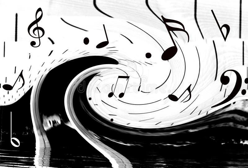 Waves of Music stock illustration. Illustration of industry - 5809818
