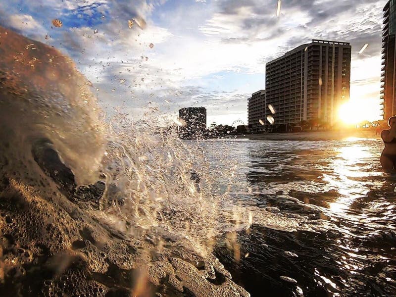Ocean Break stock image. Image of ocean, break, carolina - 160024949