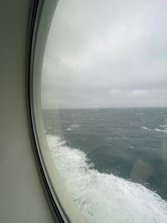 Round ferry cabin window stock image. Image of voyage - 267204819