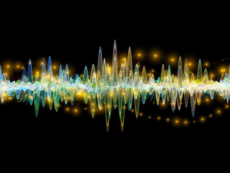 Waves of Oscillation stock illustration. Illustration of backdrop ...