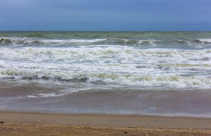 Waves Over the Atlantic Ocean Stock Image - Image of travel, landscape ...