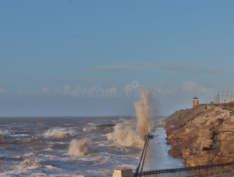 Waves over the edge stock image. Image of splash, water - 177475655