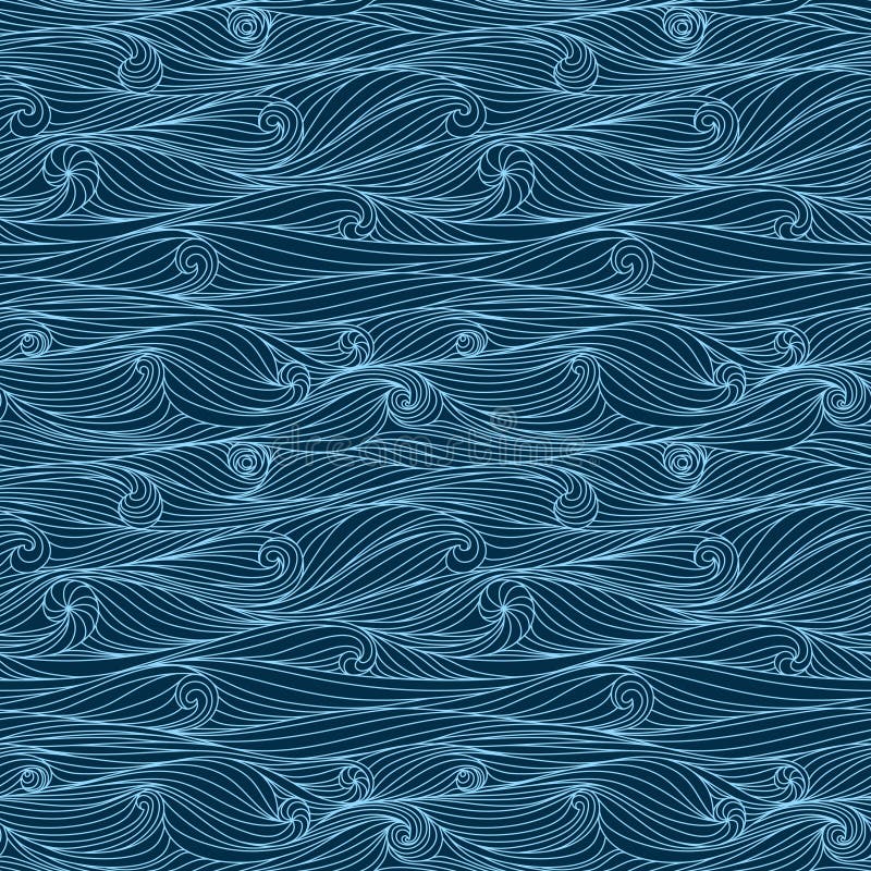 Waves pattern stock vector. Illustration of natural, line - 27019404